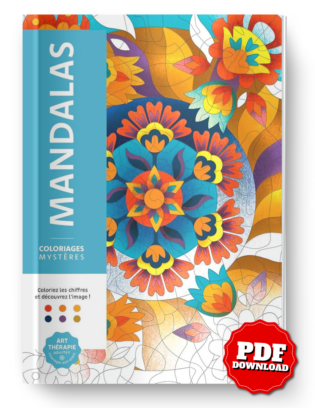 Mystery Coloring – Mandalas | Relaxing Color-by-Code Designs – ZORPICO