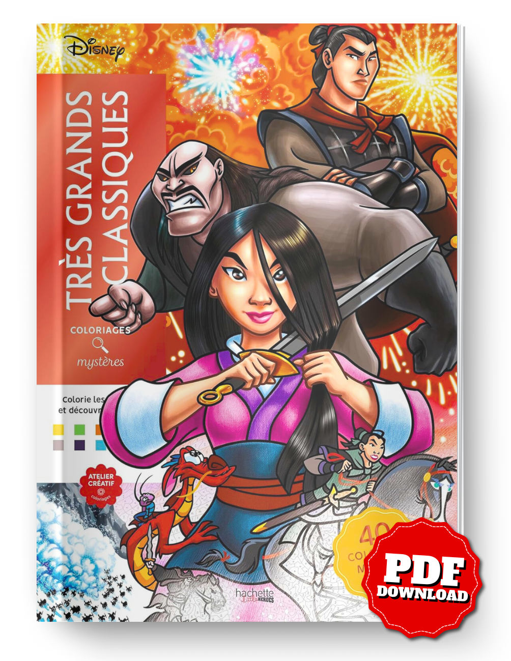 Disney Mystery Coloring – Greatest Classics | Color by Number Reveal ...