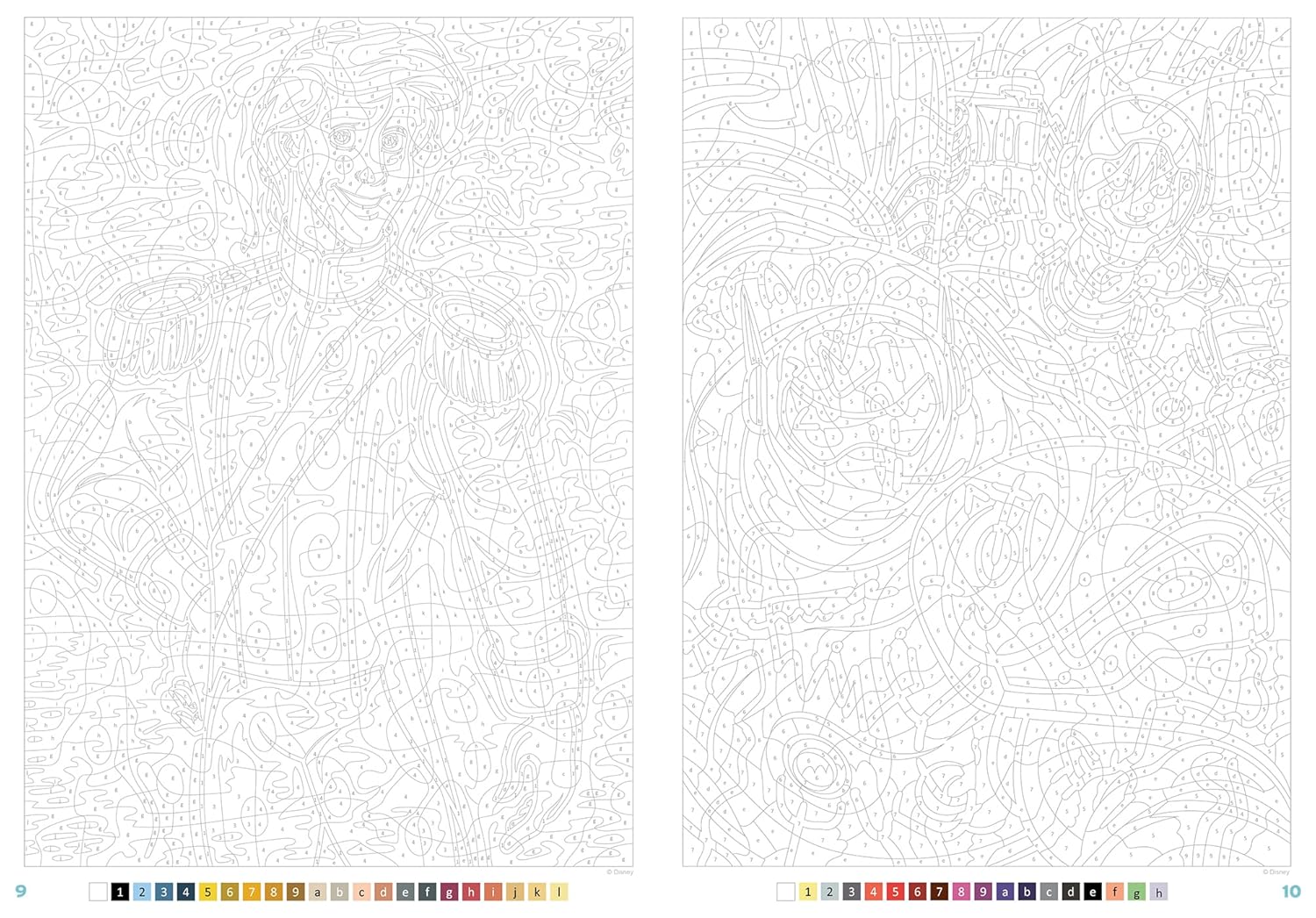 Disney Princes & Heroes – Mystery Coloring Book – ZORPICO